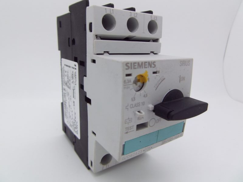 theprintersmarketplace|4.5-6.3 Amp Motor Protection Siemens 3RV 1021-1GA10