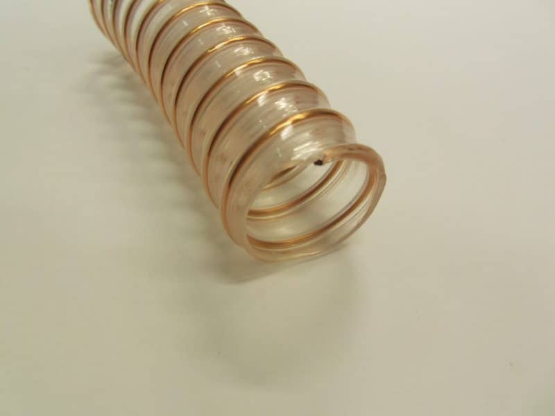 theprintersmarketplace|PVC Clear Tan Spiral Hose - 32mm I/D