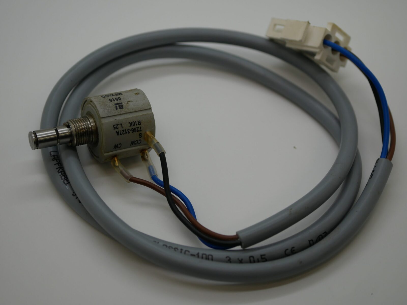 10K Potentiometer with lead and plug. Operator Side IR11A - HDM: G2.165 ...