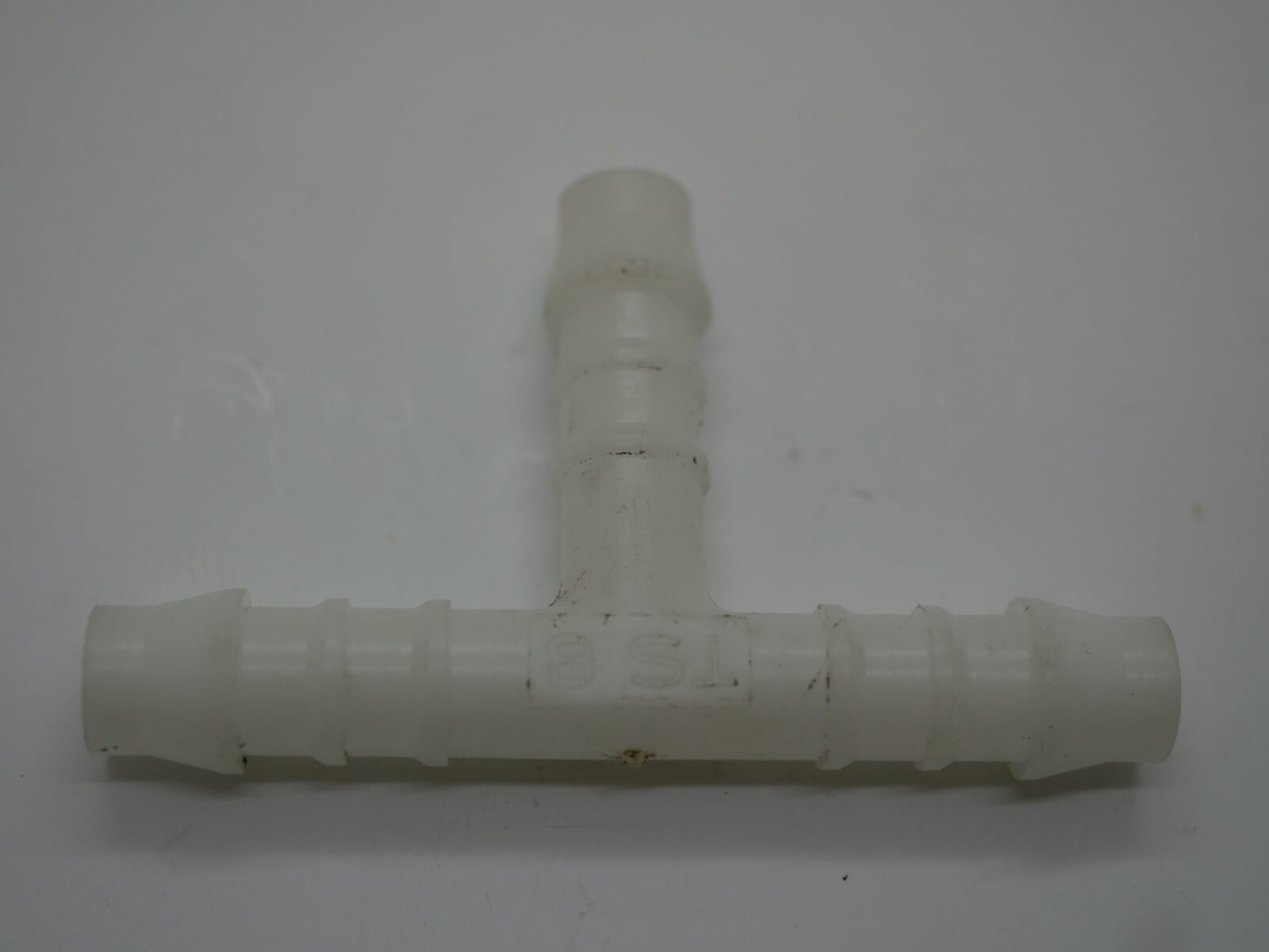 8mm Tee Piece - white - hose connector for hose with 8mm internal ...