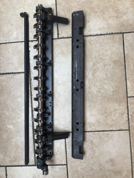 Transfer gripper shaft,pad bar complete - The Printers Marketplace