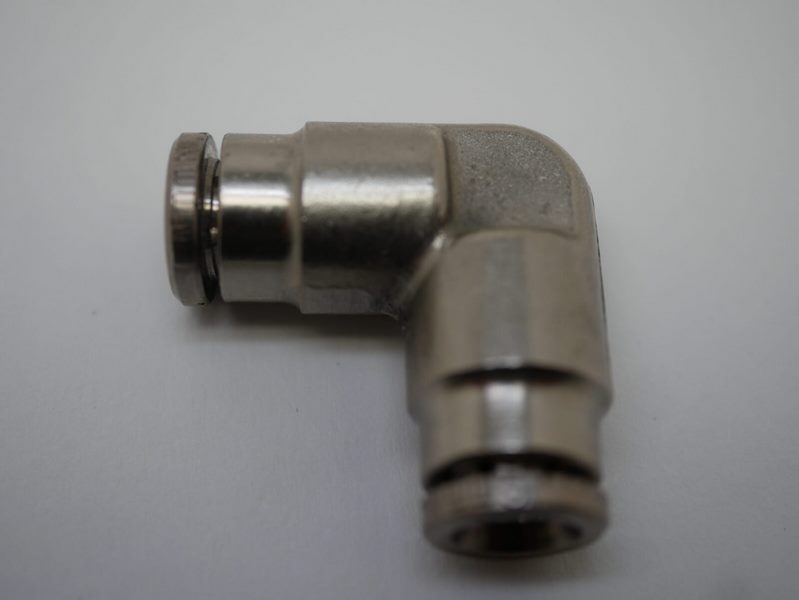 Plug Type Connecting Piece - right angle 6mm - push fit - metal - The ...