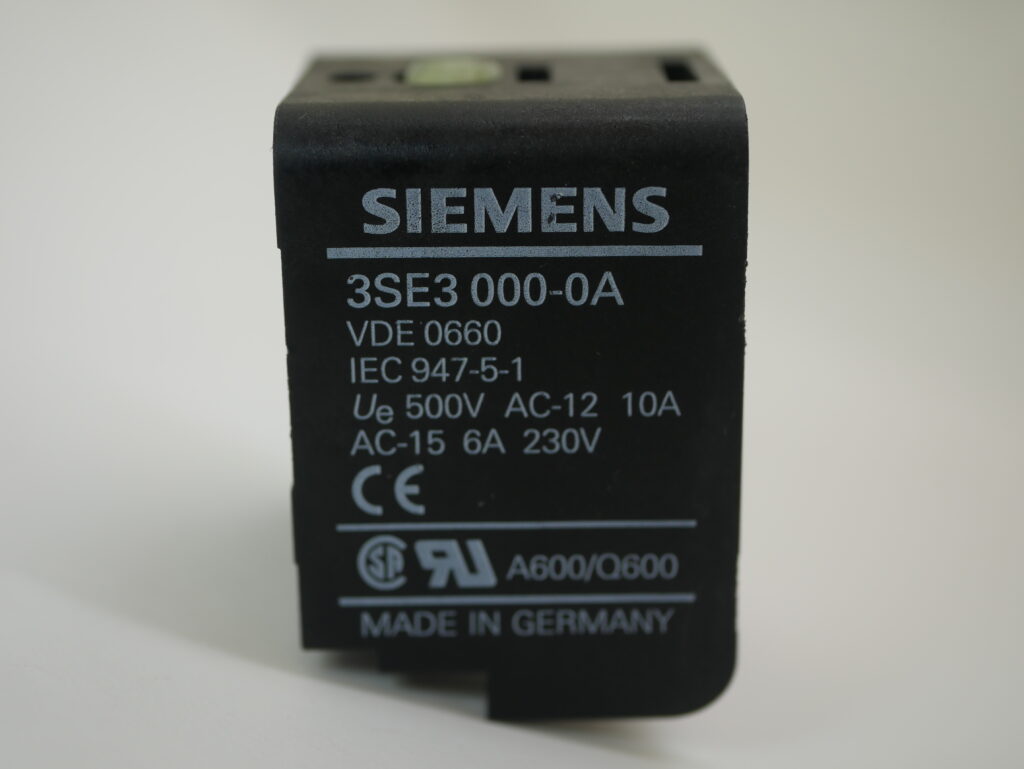 Limit Switch Contact Block- 3SE3-000-0A - The Printers Marketplace